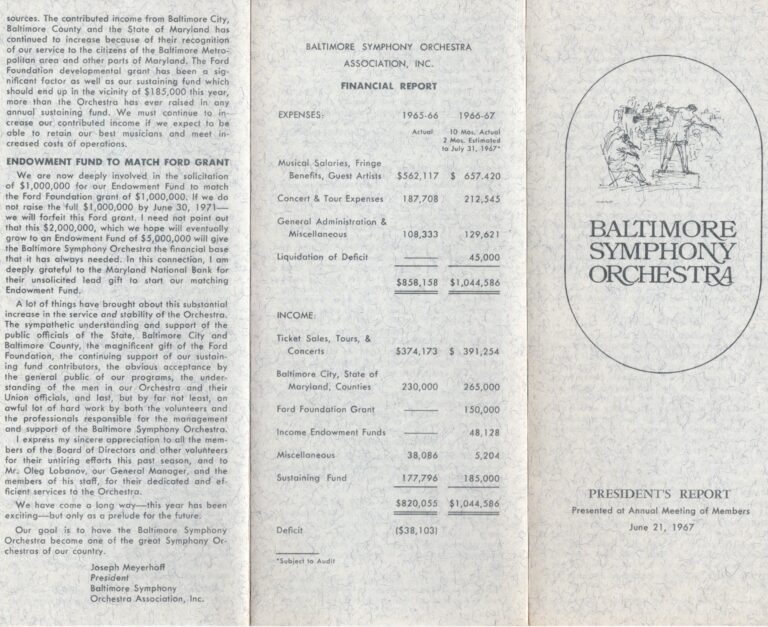 The Joseph Meyerhoff Symphony Hall Turns 40: Reflections On A Cultural ...